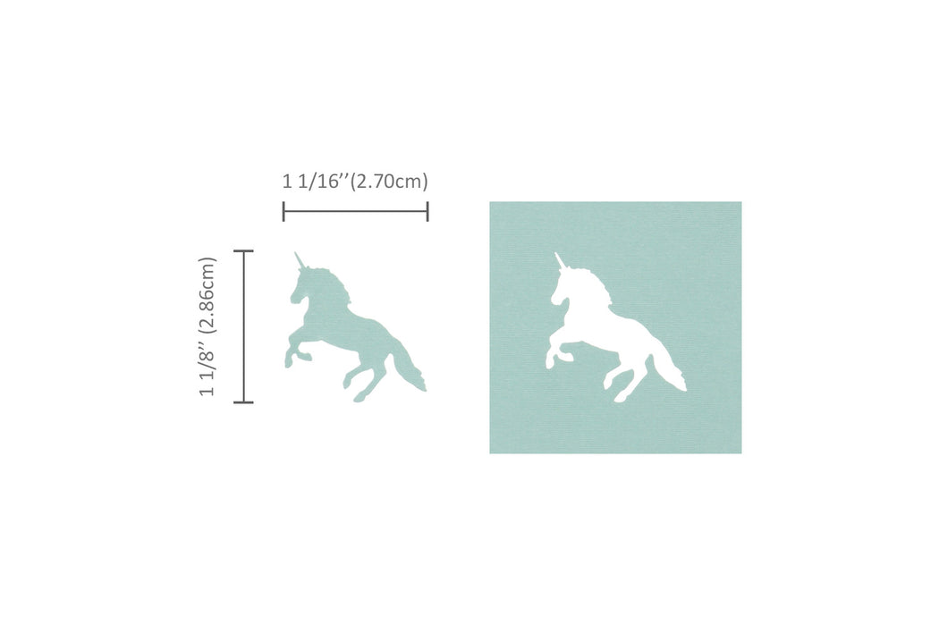 2 Hole Punch Bira Craft 1.5 Inch Unicorn Shape Punch - 3 Design Lever ...