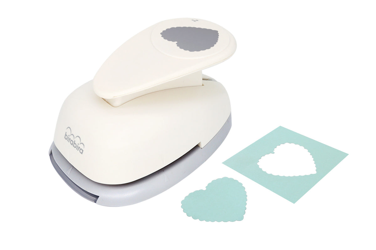 Bira Craft Scalloped Heart Paper Punch For Card Making 1 Inch Scalloped ...